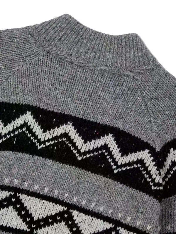 STUDIO TOMBOY Fair Isle Knit Cardigan