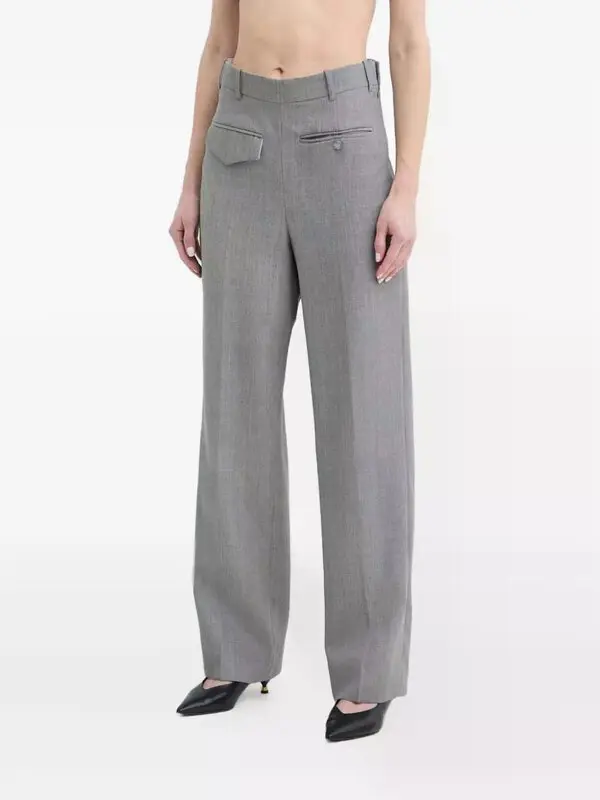 Victoria Beckham Flap-pocket Tailored Trousers