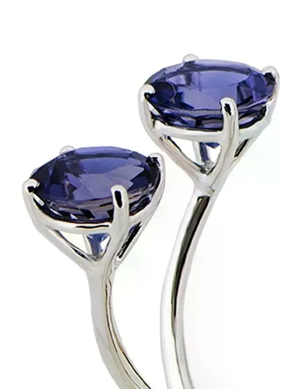 STEFERE 18k White Gold Torri Multi-stone Ring