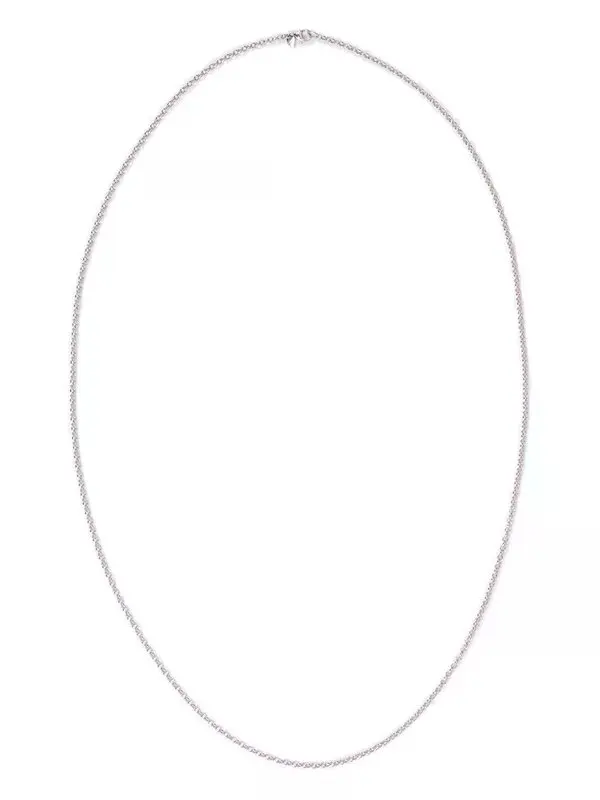 Tamara Comolli 18kt White Gold Belcher Chain Necklace - Silver