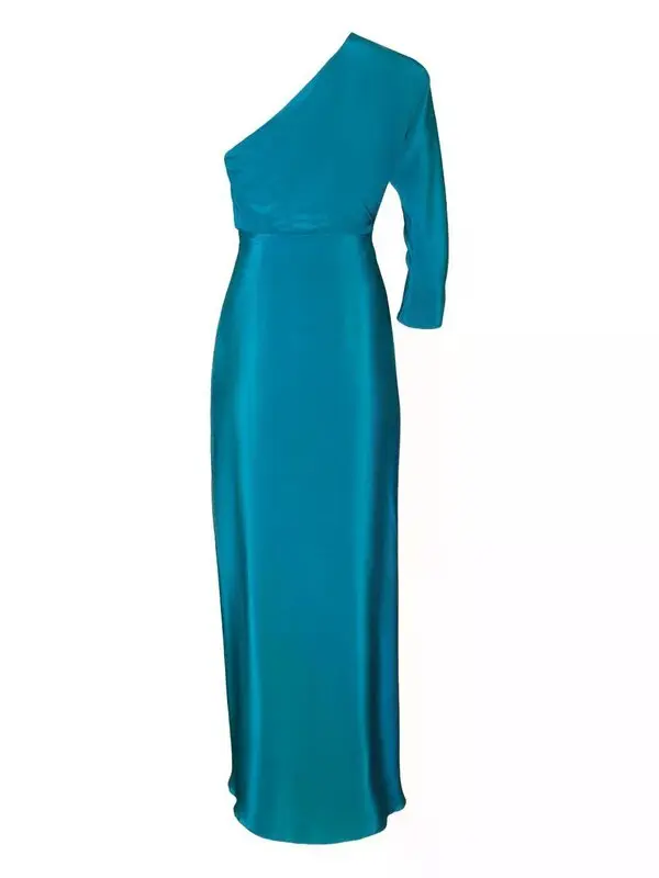 ANDRES OTALORA One-shoulder Draped Maxi Dress