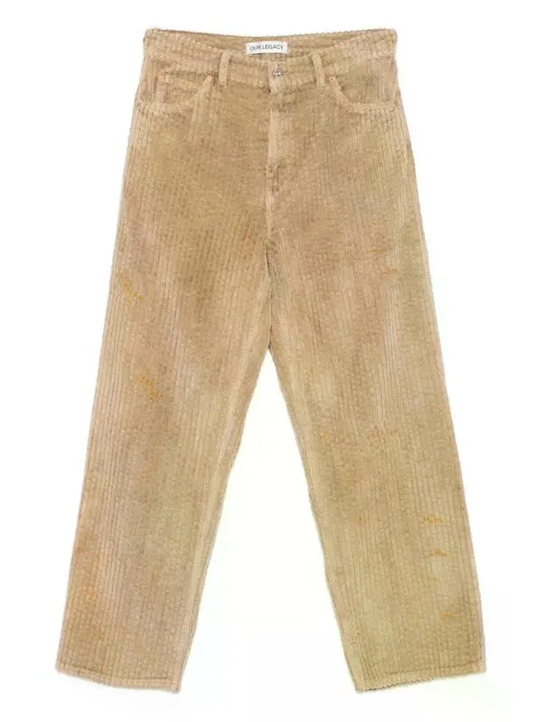 Our Legacy Vast Cut Trousers In Corduroy