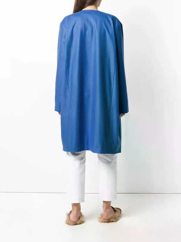 LISKA Single-breasted Wool Coat