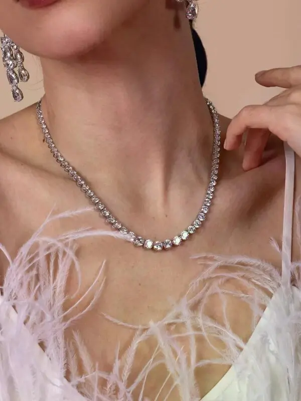 FANTASIA BY DESERIO Tennis Necklace