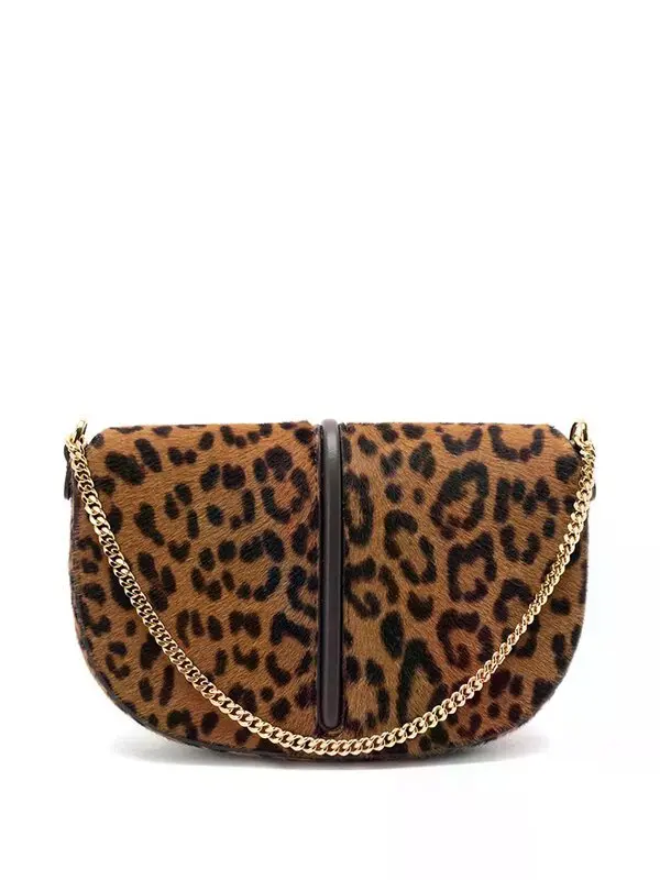 Fendi Leopard Print Chain Tote Bag