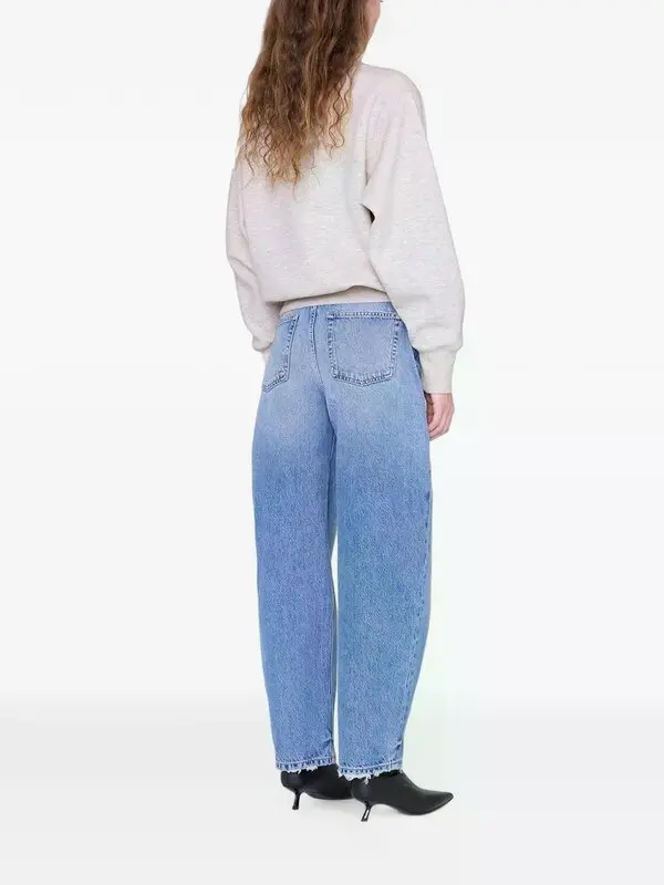 ANINE BING Embroidered Crew Neck Sweatshirt