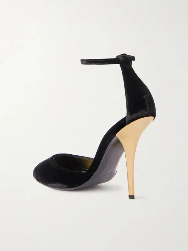 Paris Texas Jessica Velvet Stiletto Sandals