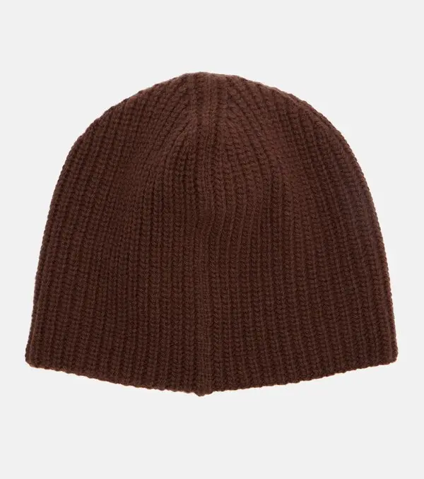 Jacquemus Espiral Logo Wool Beanie - Brown