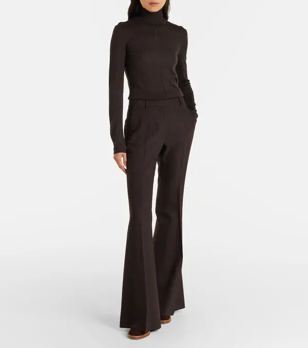 Gabriela Hearst Steinem Cashmere-blend Turtleneck Sweater - Black