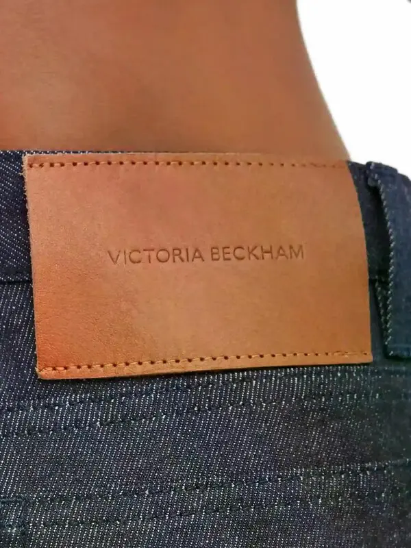 Victoria Beckham Five-pocket Straight Leg Trousers - Blue