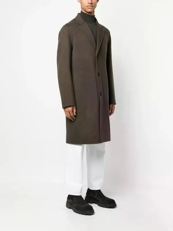 Theory Single-breasted Wool-blend Coat