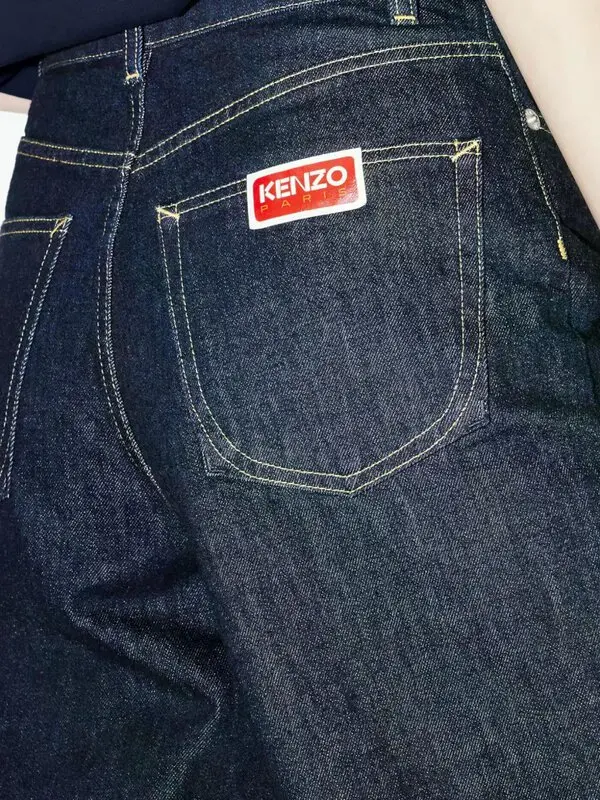 Kenzo Ayame Logo-patch Jeans