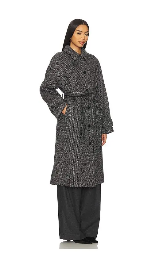 Closed Belted Overcoat