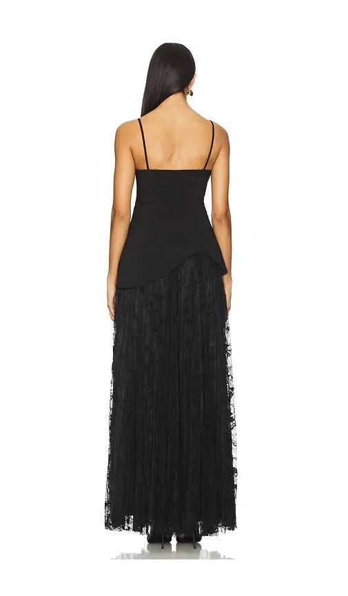 AMUR Leighton Pleated Gown
