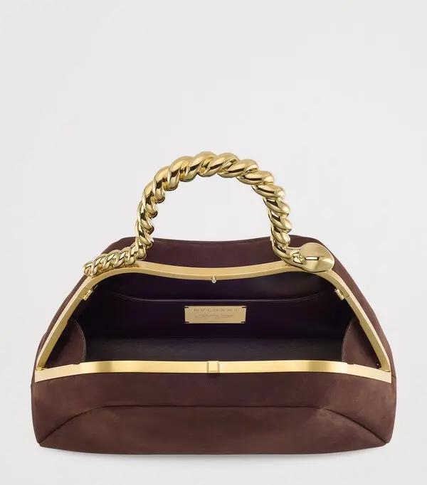 BVLGARI X Geraldine Guyot Serpentine Top-handle Bag
