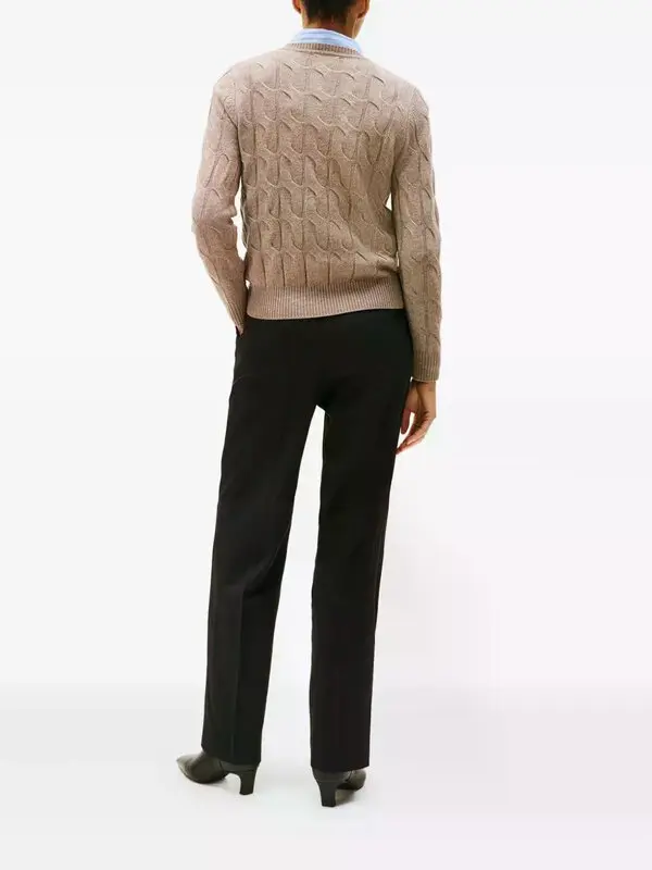 Tommy Hilfiger Cable-knit Crew Neck Sweater