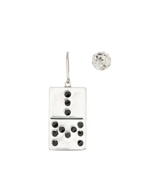 Isabel Marant Étoile Domino Embellished Earrings - Silver