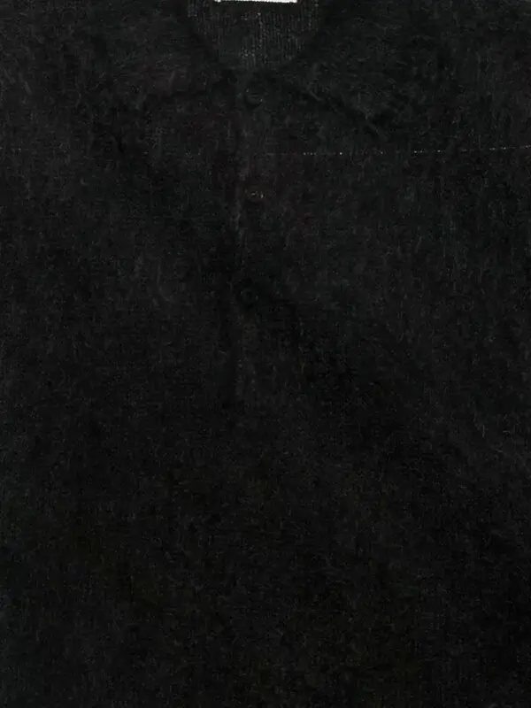 Auralee Long-sleeve Polo Shirt - Black