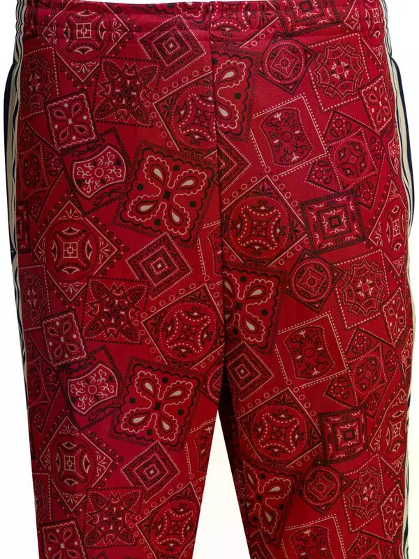 Kapital Striped Patchwork Cotton Trousers