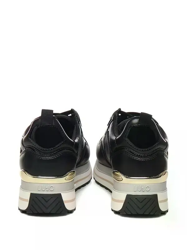 Liu Jo Maxi Wonder Logo-plaque Platform Sneakers - Black
