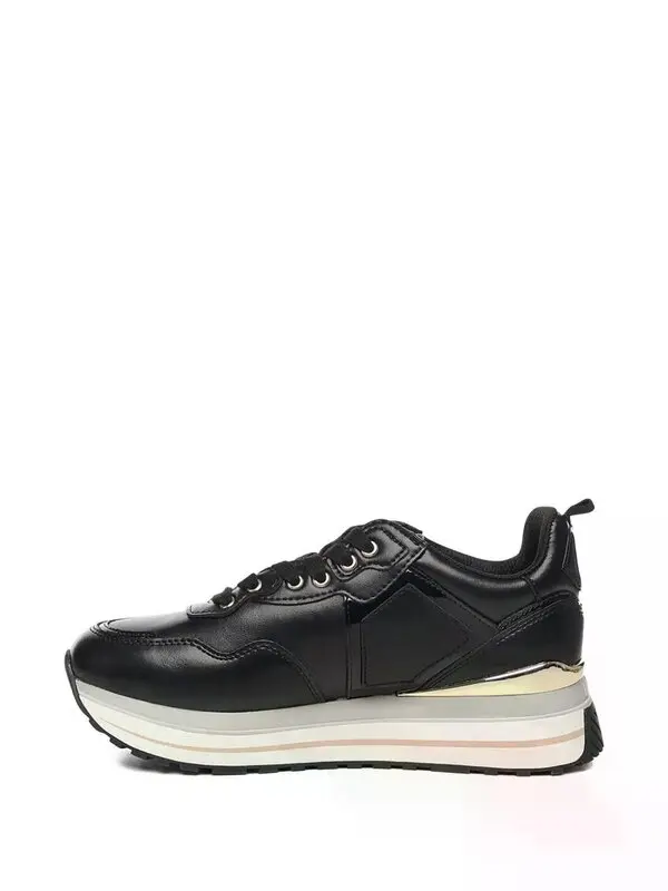 Liu Jo Maxi Wonder Logo-plaque Platform Sneakers - Black
