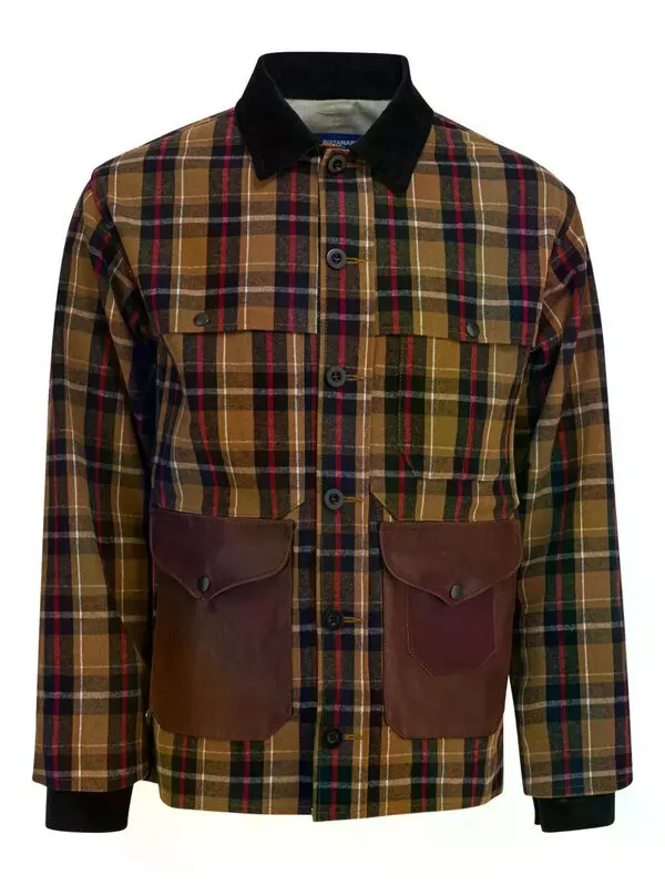 Junya Watanabe Plaid Jacket - Brown