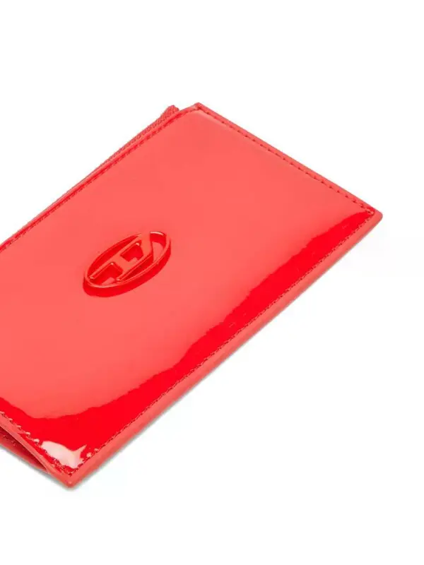 DIESEL® Logo-plaque Zip-fastening Card Holder