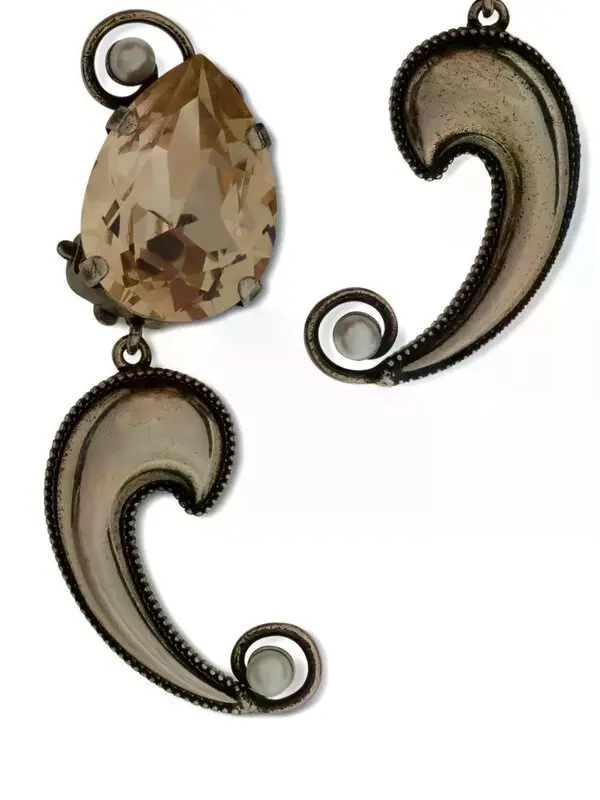 Etro Paisley Crystal Earrings