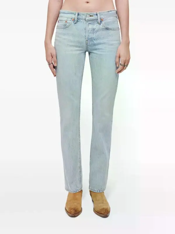 RE/DONE The Anderson Mid-rise Straight-leg Jeans