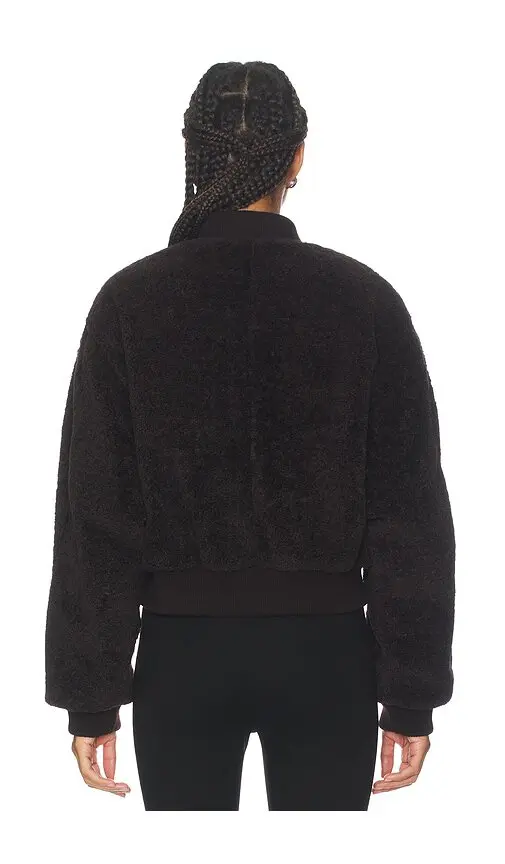 AGOLDE Faux Fur Bomber Jacket