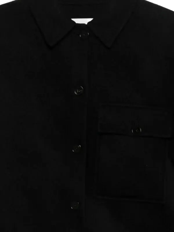 JIL SANDER Logo Motif Jacket - Black