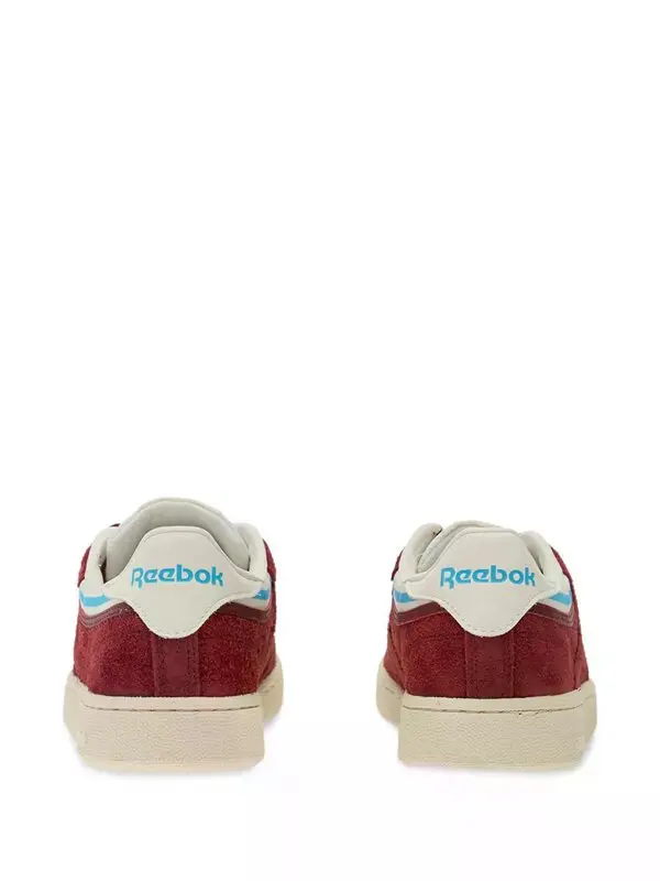 REEBOK Club C 85 Suede Lace-up Sneakers - Red