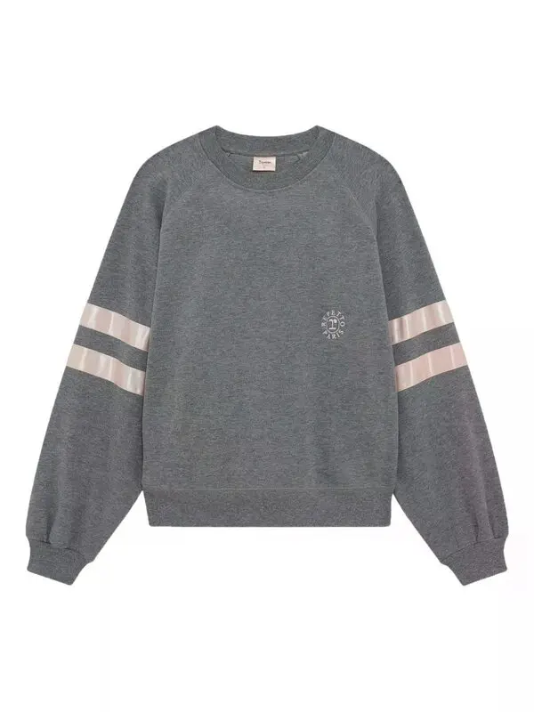 Repetto Satin-stripe Crew-neck Sweatshirt