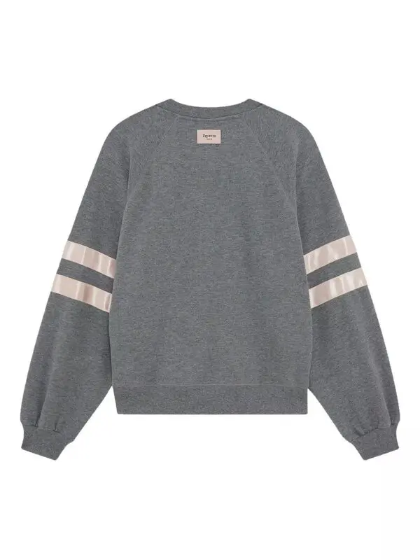 Repetto Satin-stripe Crew-neck Sweatshirt