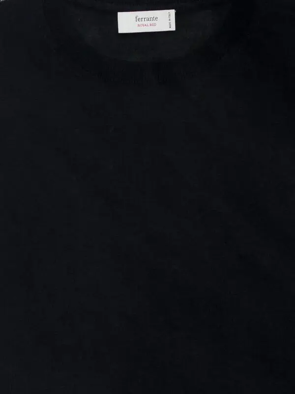 FERRANTE Crew Neck Long Sleeve Pullover