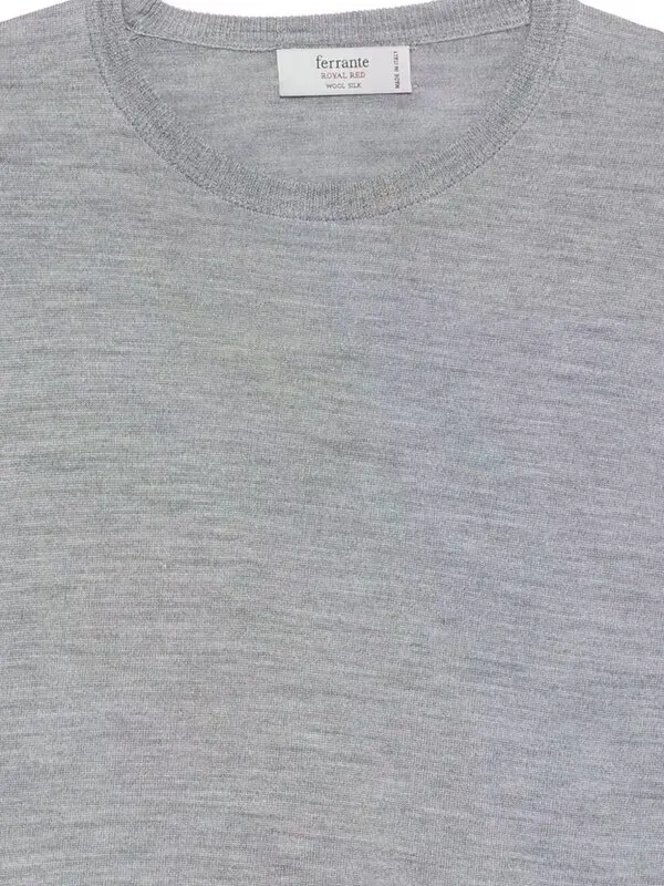 FERRANTE Crewneck Sweater - Grey