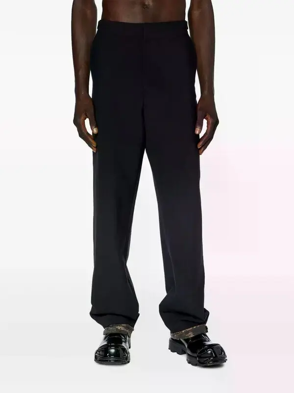 DIESEL® Straight-leg Trousers With Contrasting Border