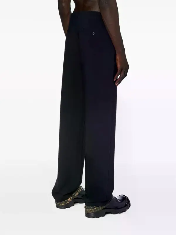 DIESEL® Straight-leg Trousers With Contrasting Border