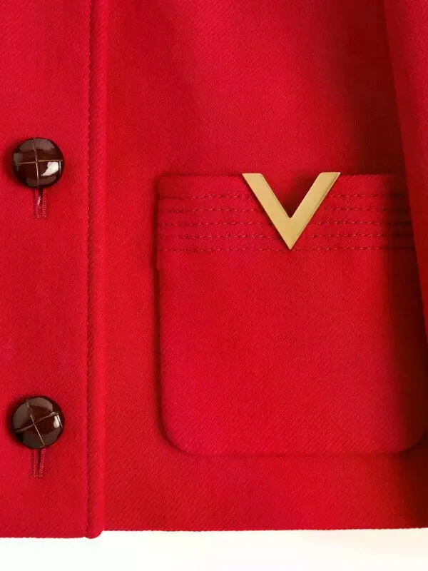 Valentino Garavani Drill Double Caban Jacket