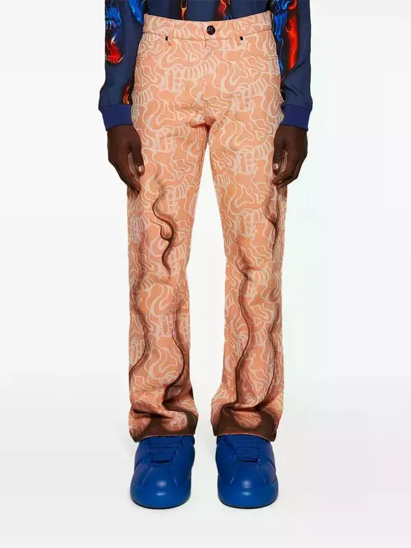 CASELLA MEYER Flames Jacquard Trousers