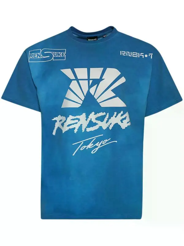 RENSUKE TOKYO Graphic T-shirt - Blue