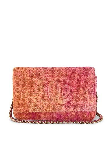 Chanel Tweed Wallet On Chain - Multi