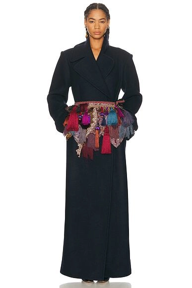 Dries Van Noten Rafaella" Belted Wool Coat