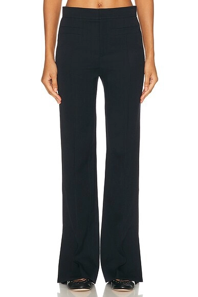 Chloé Straight Leg Trouser - Ink Navy