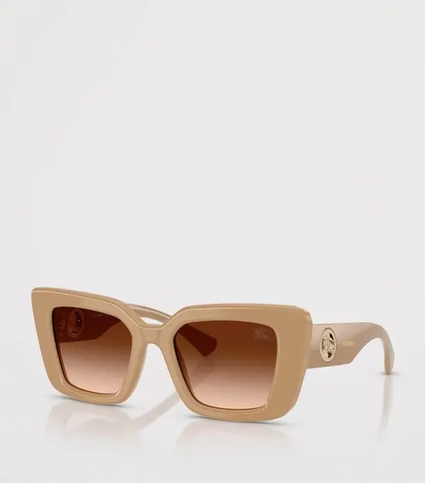 Burberry Oversized Cat Eye Sunglasses - Beige