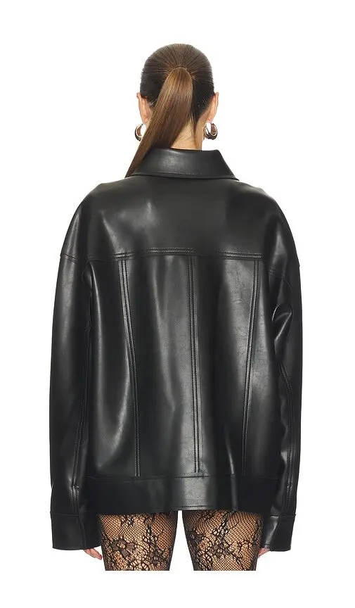 Norma Kamali Oversized Jean Jacket