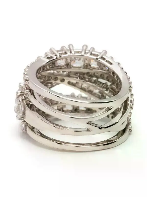 SWAROVSKI Twist Wrap Crystal-embellished Ring