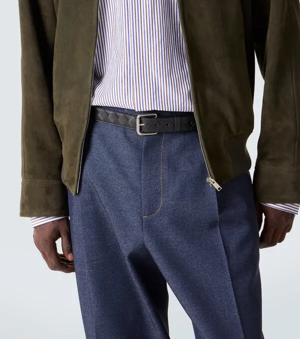 Bottega Veneta Woven Leather Belt
