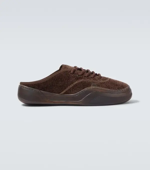 ERL Camino Corduroy Mules - Brown