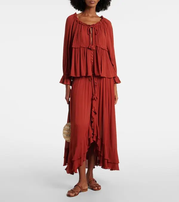 Poupette St Barth Moon Top - Red